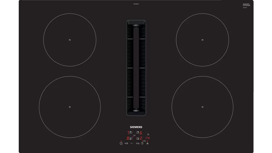 Siemens iQ300 EH811BE15E Davlumbaz Entegreli İndüksiyon Ocak,, 80 ...